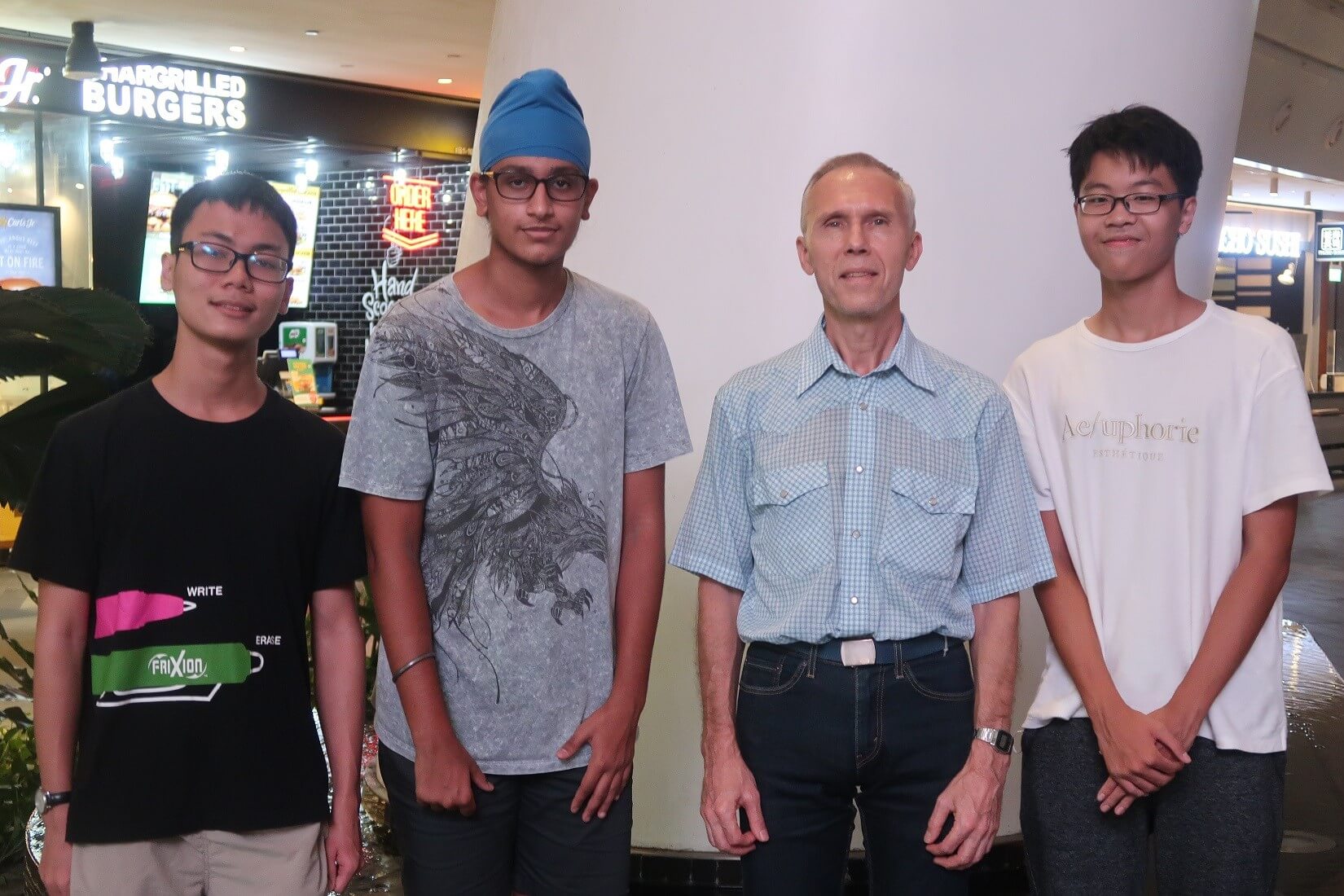 Lucas Tan Shaen En, Pavan Singh Sheena and Tan Soon, NUS High School ...