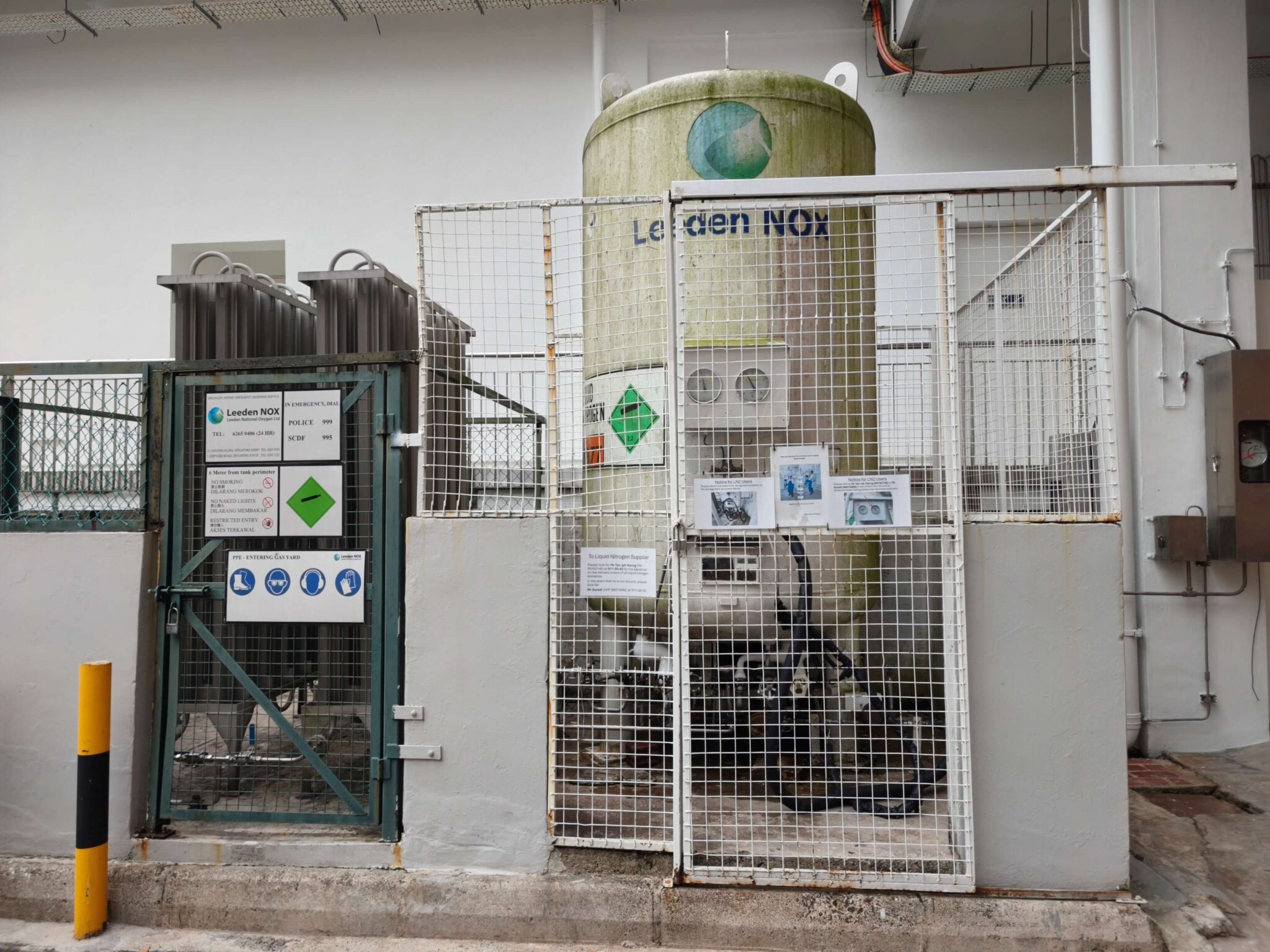 Facilities and services – Liquid Nitrogen Facility | NUS Physics